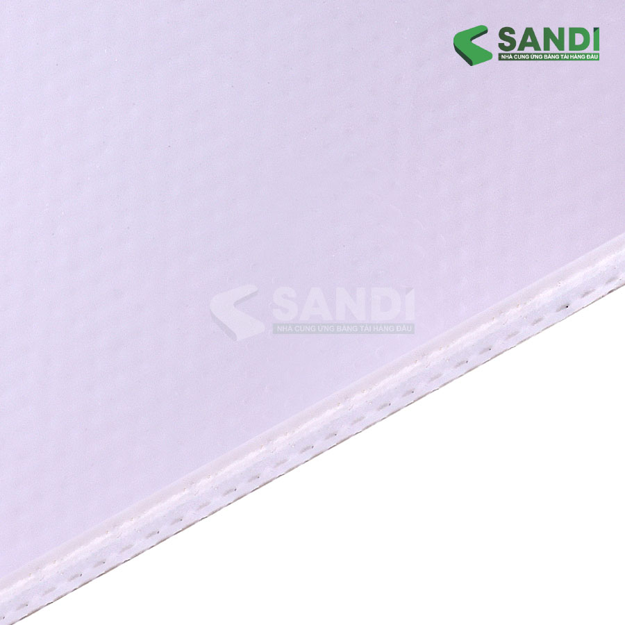 Băng tải Sandi PU trắng 0.8mm chịu dầu