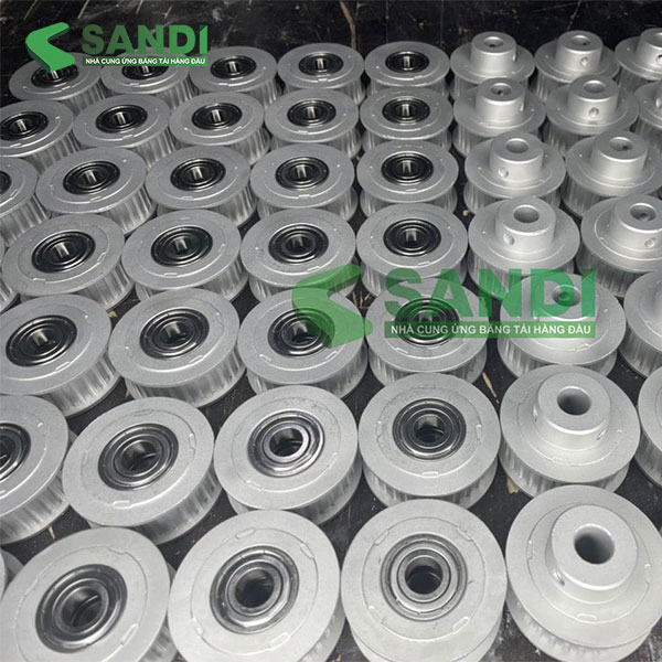 Puly đai răng lắp vòng bi trong các ứng dụng công nghiệp